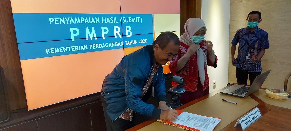 Penyampaian Hasil Penilaian Mandiri Pelaksanaan Reformasi Birokrasi (PMPRB) Kementerian ...