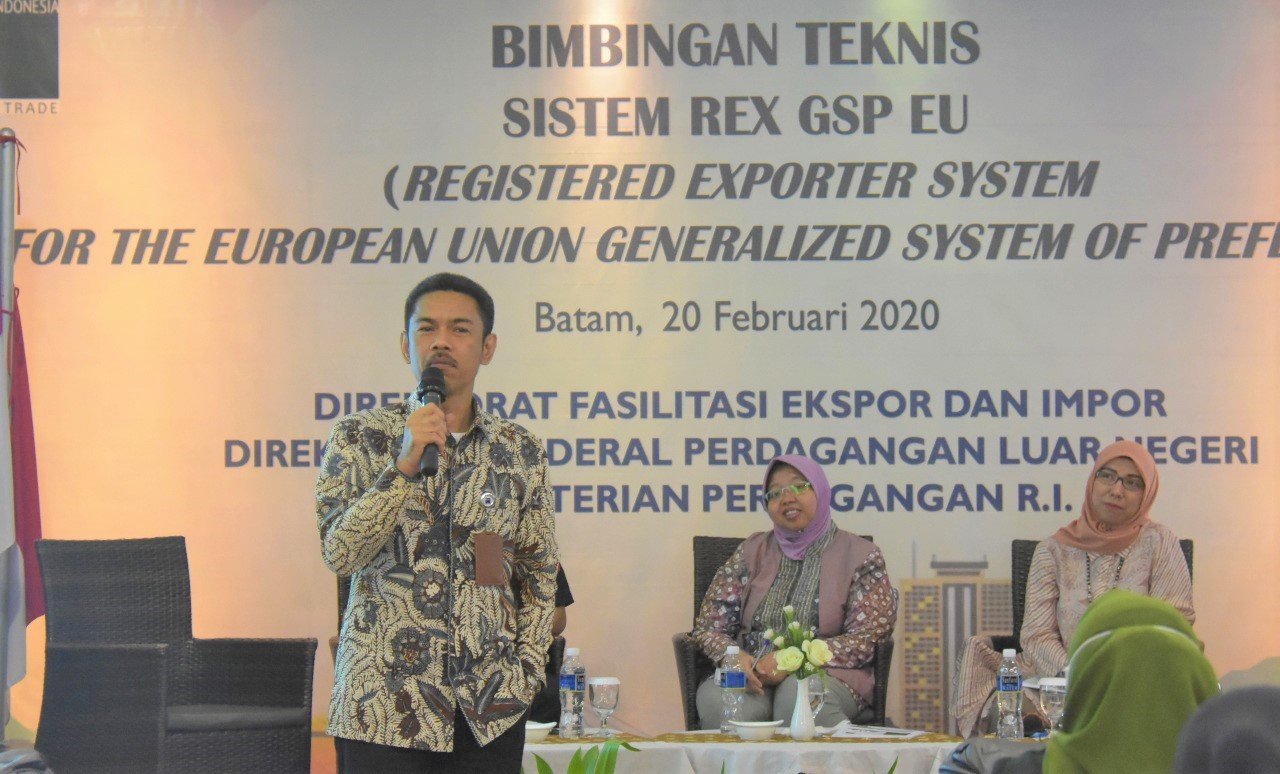 Bimbingan Teknis Sistem REX GSP EU (Registered Exporter System for The ...